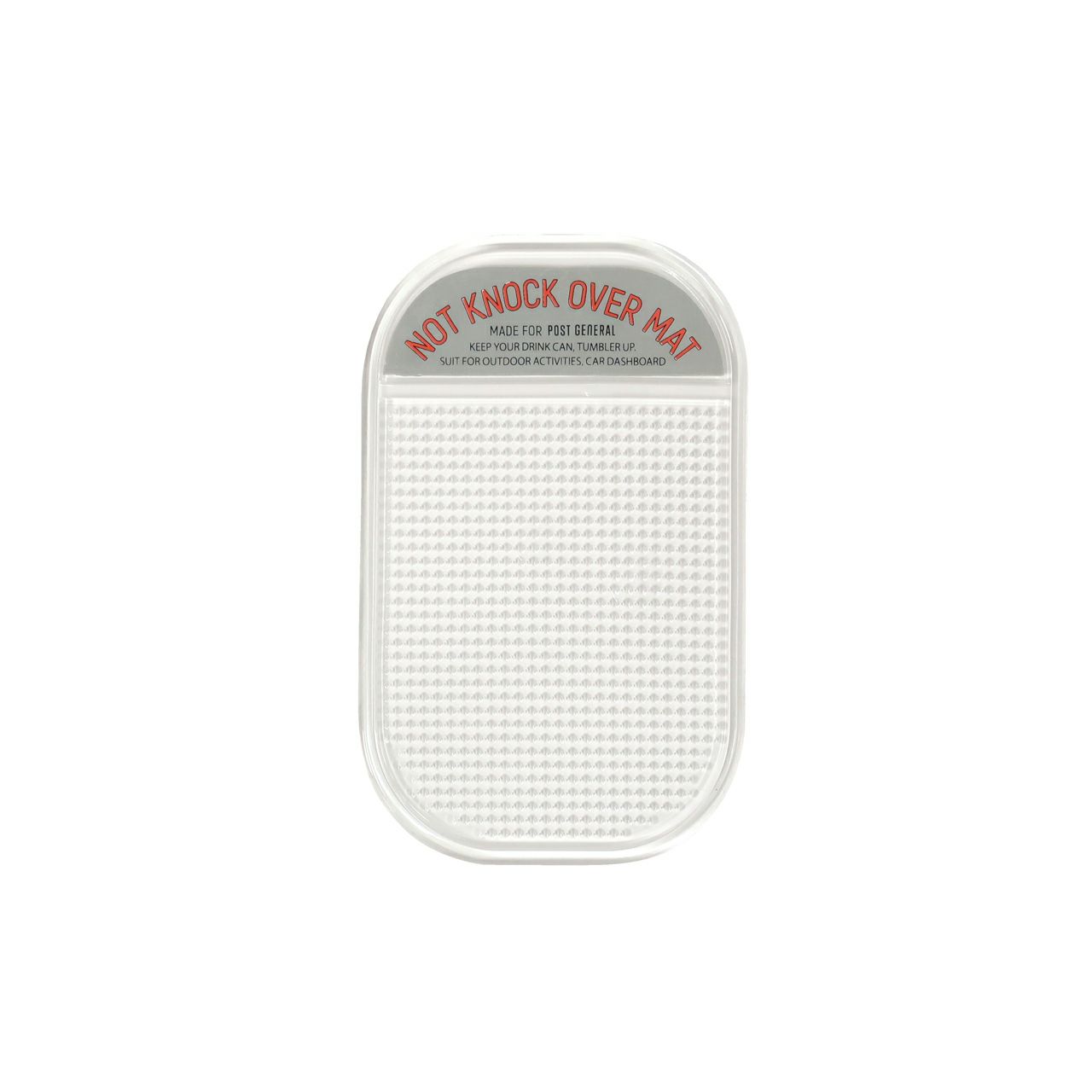 NOT KNOCK OVER MAT -PACK4- / ノットノックオーバーマット 4枚セット - TRANSPARENT ...